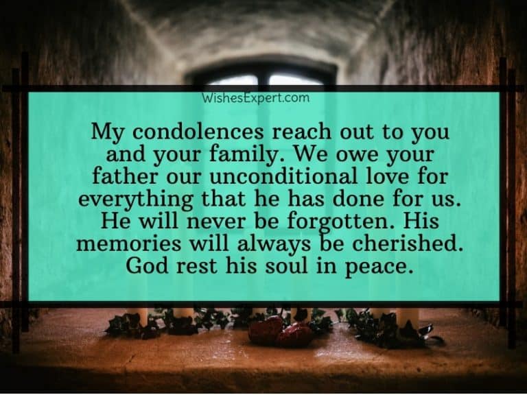 40 Top Condolence Messages On Death Of Father