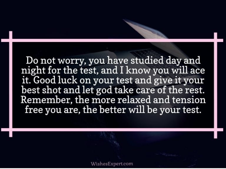 35 Motivational Good Luck Wishes For Test and Exam