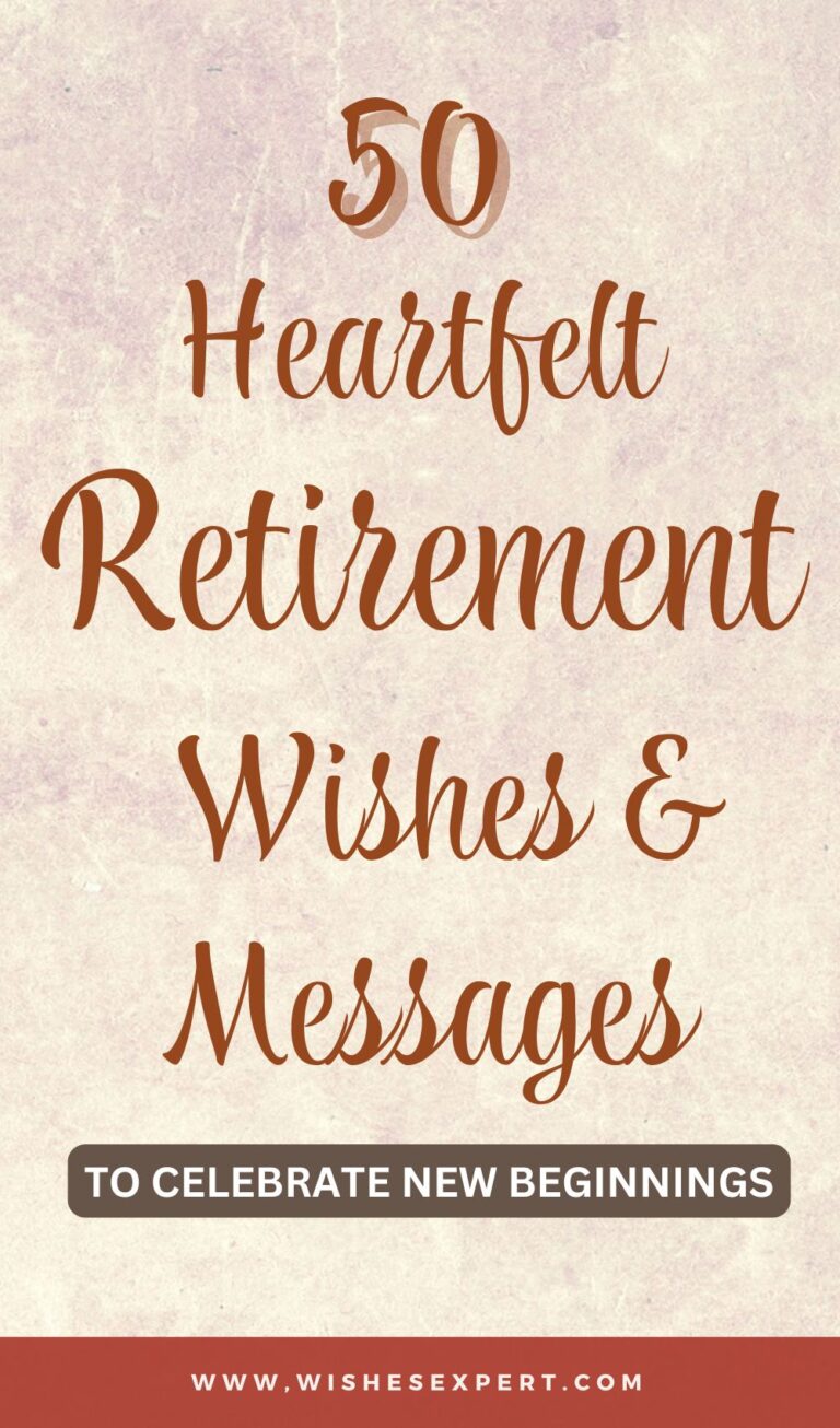 50 Best Retirement Wishes And Messages