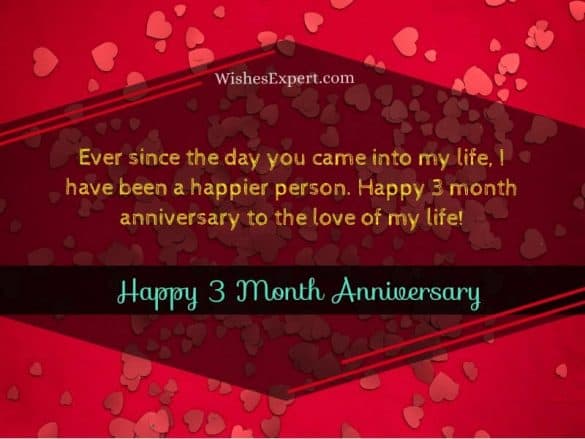 20+ Happy 3 Month Anniversary Quotes And Wishes