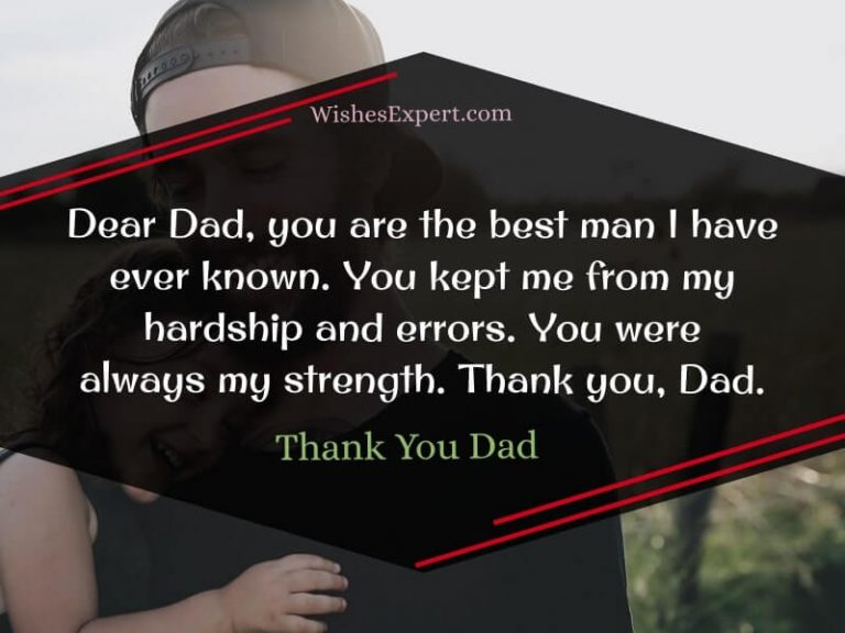 25 Thank You Dad Quotes And Messages
