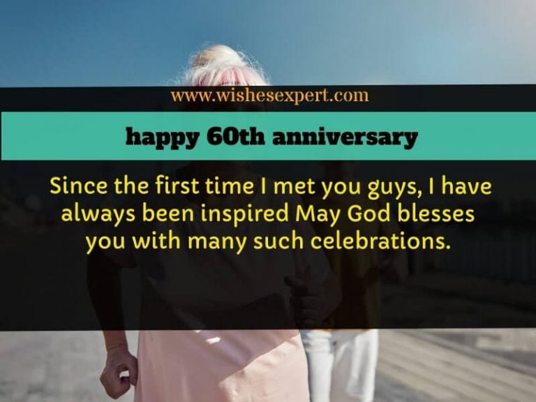 45 Best Happy 60th Anniversary Wishes And Messages