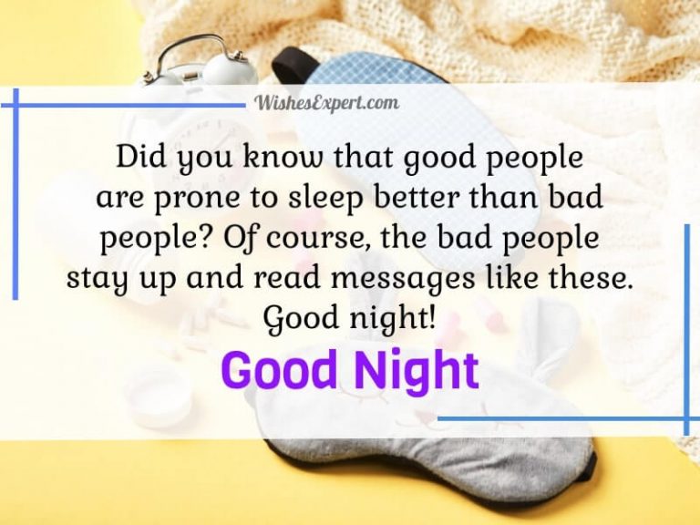 35 Funny Good Night Quotes And Messages
