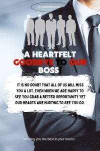 35+ Farewell Messages to Boss To Say Goodbye