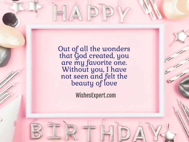 45+ Romantic Birthday Wishes For Lover