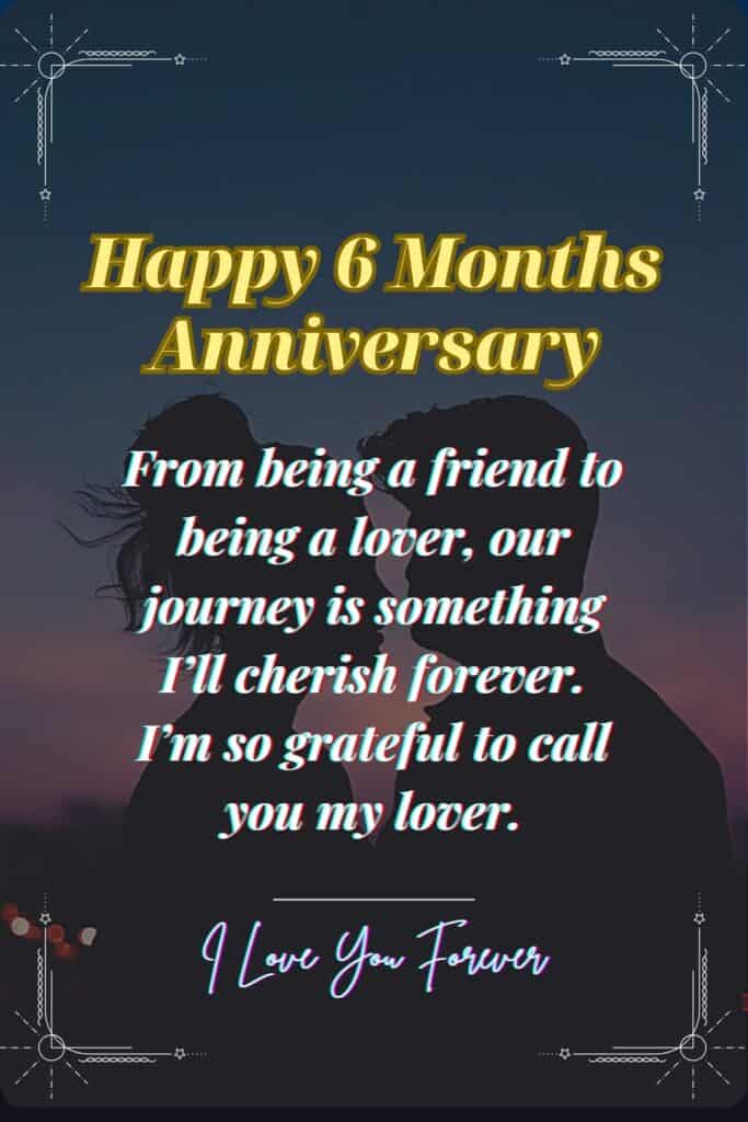 25 Best 6 Month Anniversary Wishes And Quotes