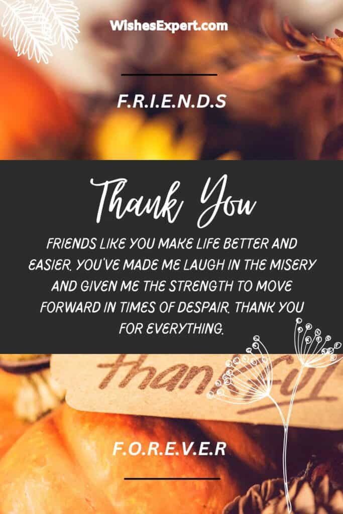 30+ Heart Touching Thank You Messages For Friends