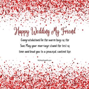 25+ Best Wedding Wishes For Friend To Say Congratulation