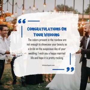 35+ Wedding Wishes for the Bride : What to Write in a Card