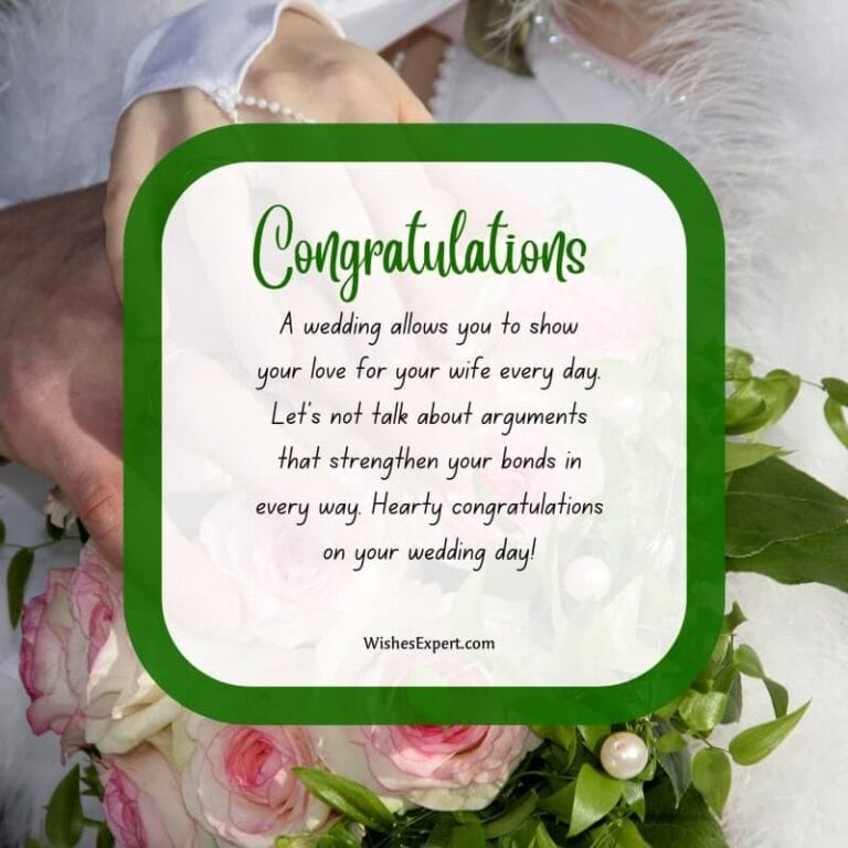 40 Wedding Wishes For The Groom To Write In Card