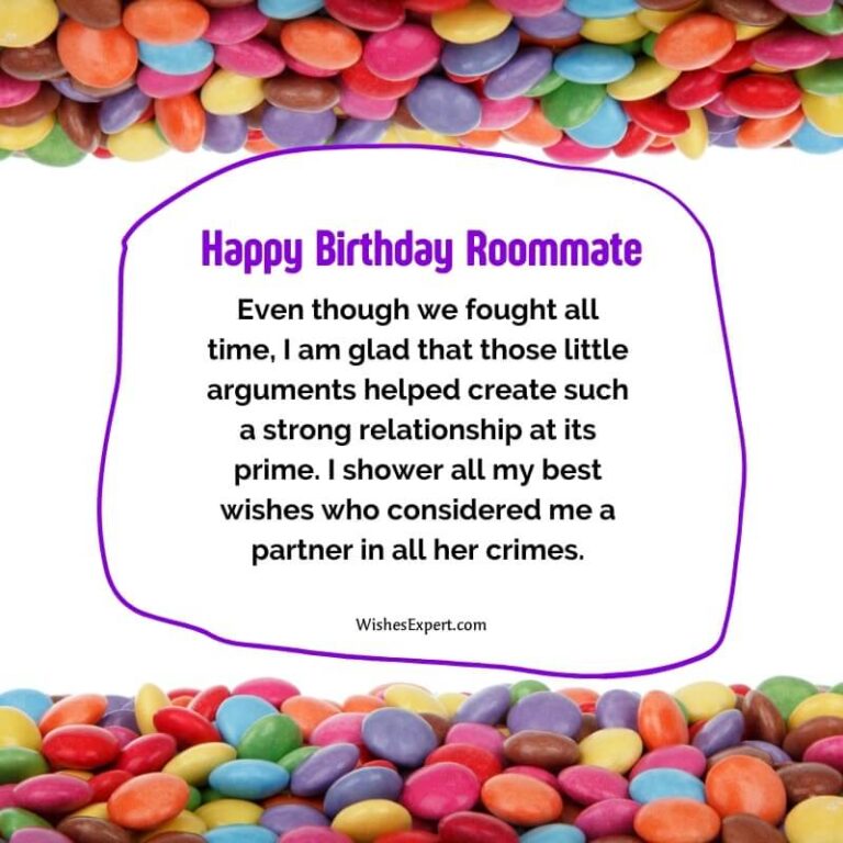40+ Sweet Birthday Wishes For Roommate