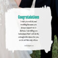 40 Wedding Wishes For The Groom To Write In Card