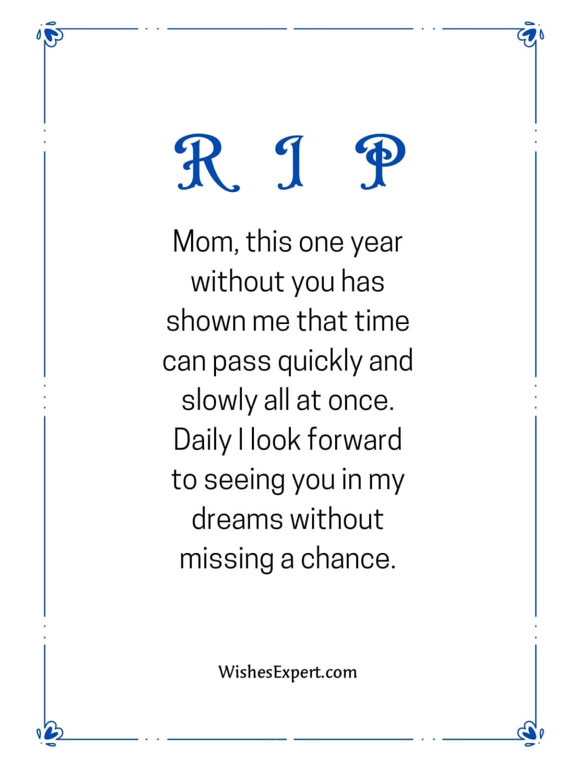30 Touching 1st Year Death Anniversary Quotes