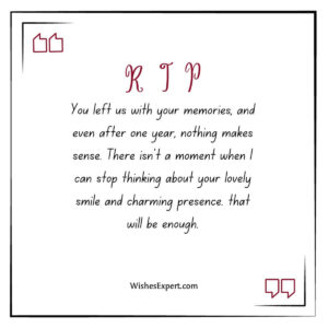 30 Touching 1st Year Death Anniversary Quotes