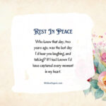25 Comforting 2 Year Death Anniversary Quotes For Remembrance