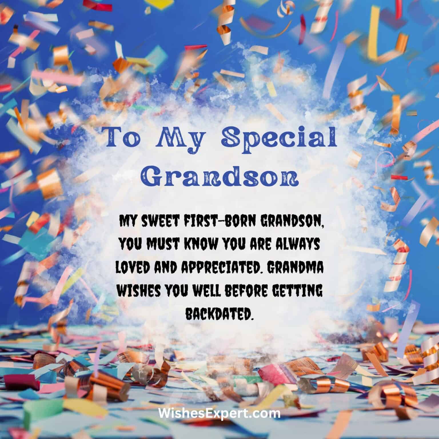 50 Joyful Birthday Wishes For The First Born Grandson
