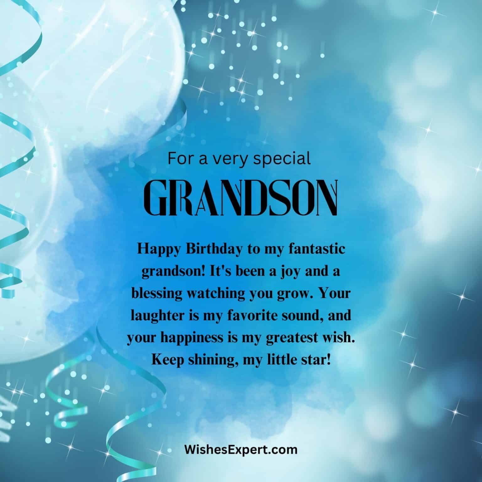 50 Joyful Birthday Wishes For The First Born Grandson